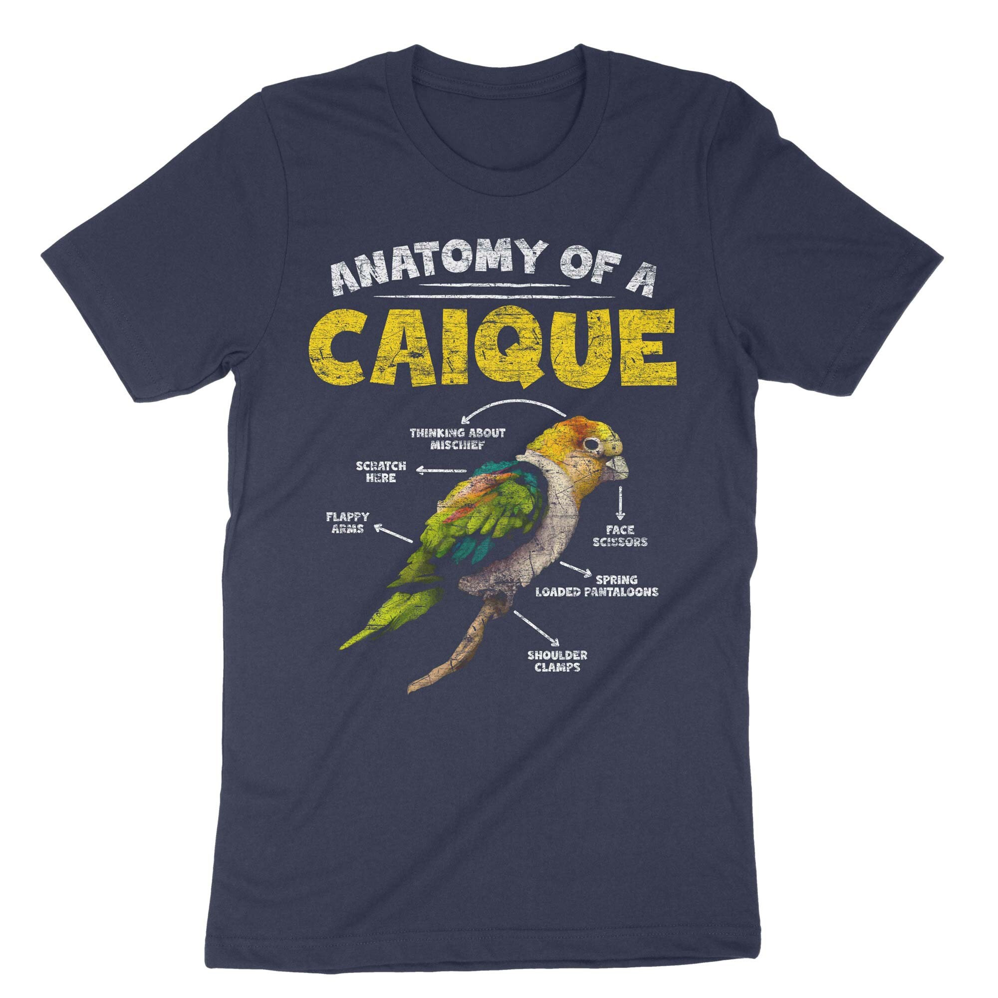 Anatomy of A Caique Bird Funny Caique T-shirt Caique Owner - Etsy