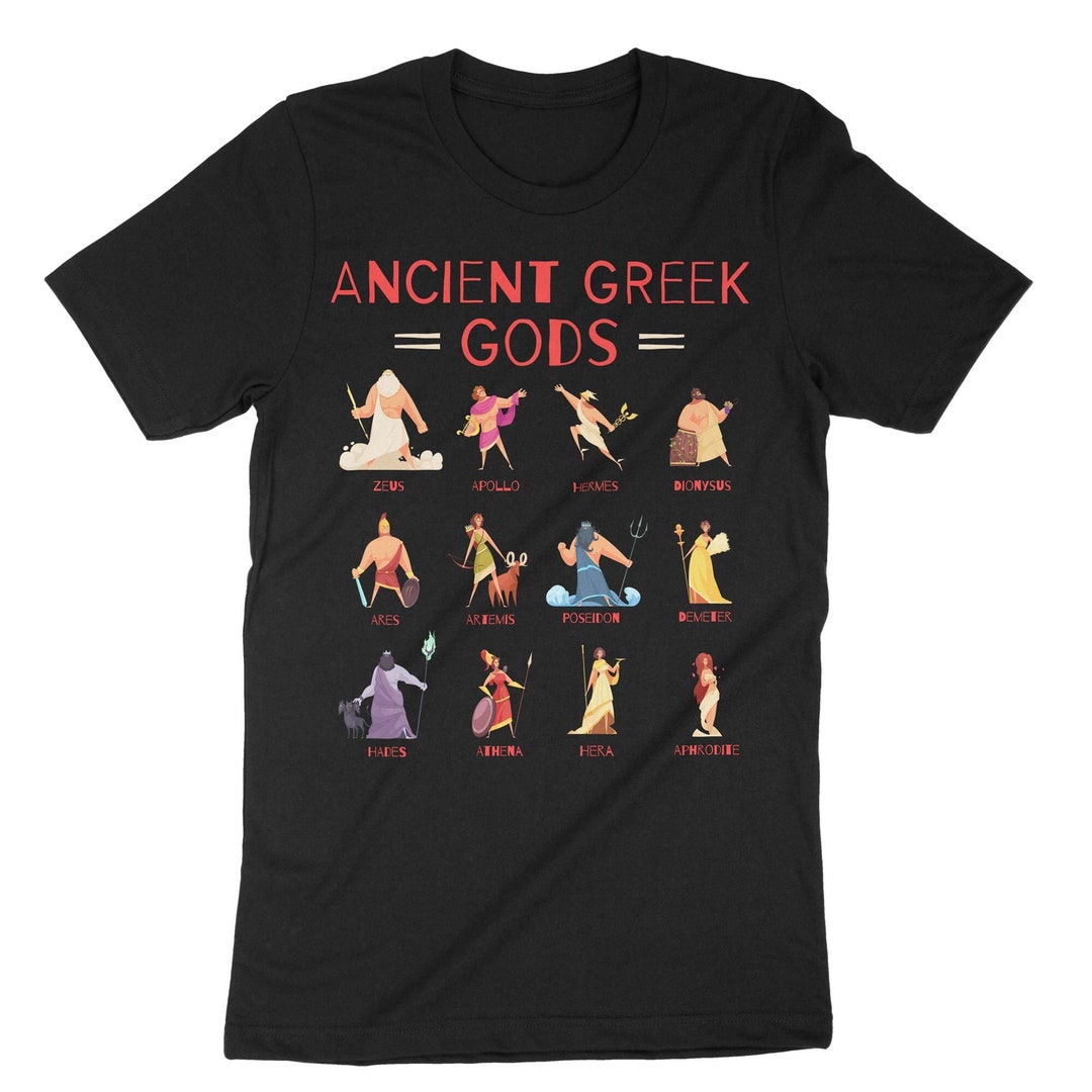 Ancient Greek Gods Shirt, Greek Mythology Gods Shirt, Ancient Legends ...