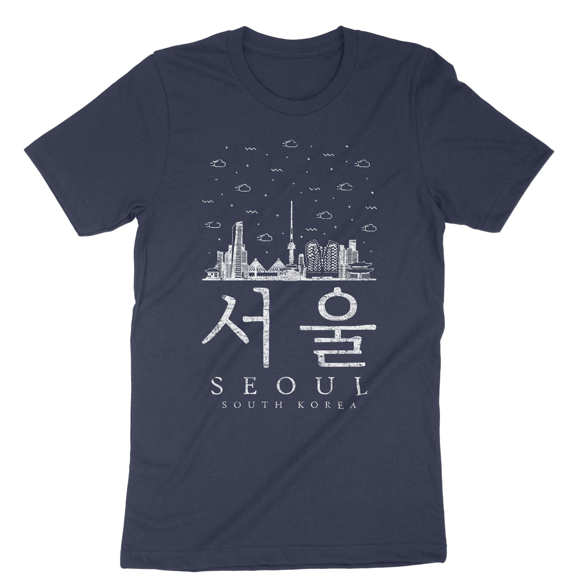 Seoul Korea in Hangul South Korean Shirt Seoul Shirt Love - Etsy