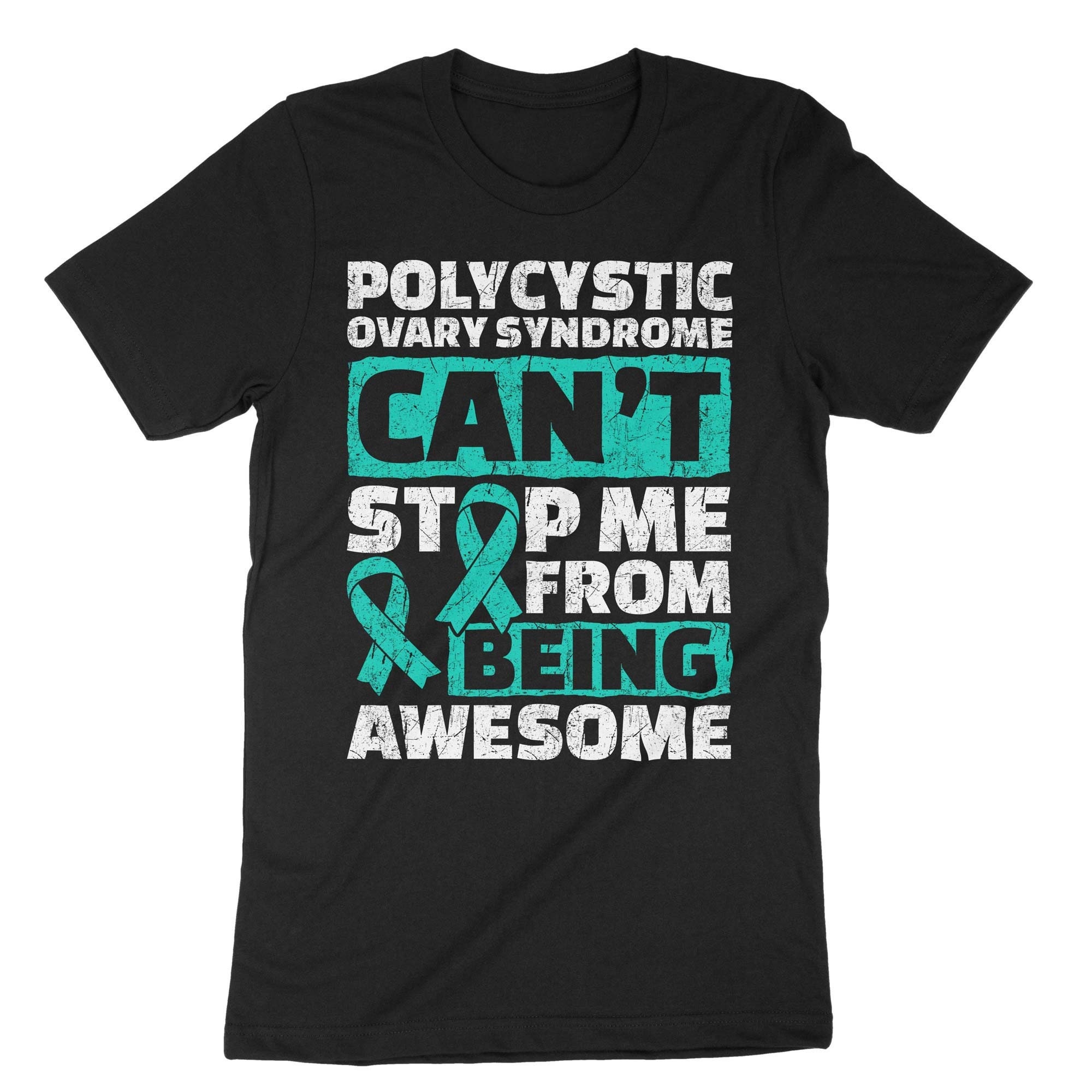 Polycystic Ovary Syndrome Can't Stop Me Shirt, PCOS Shirt, Polycystic ...