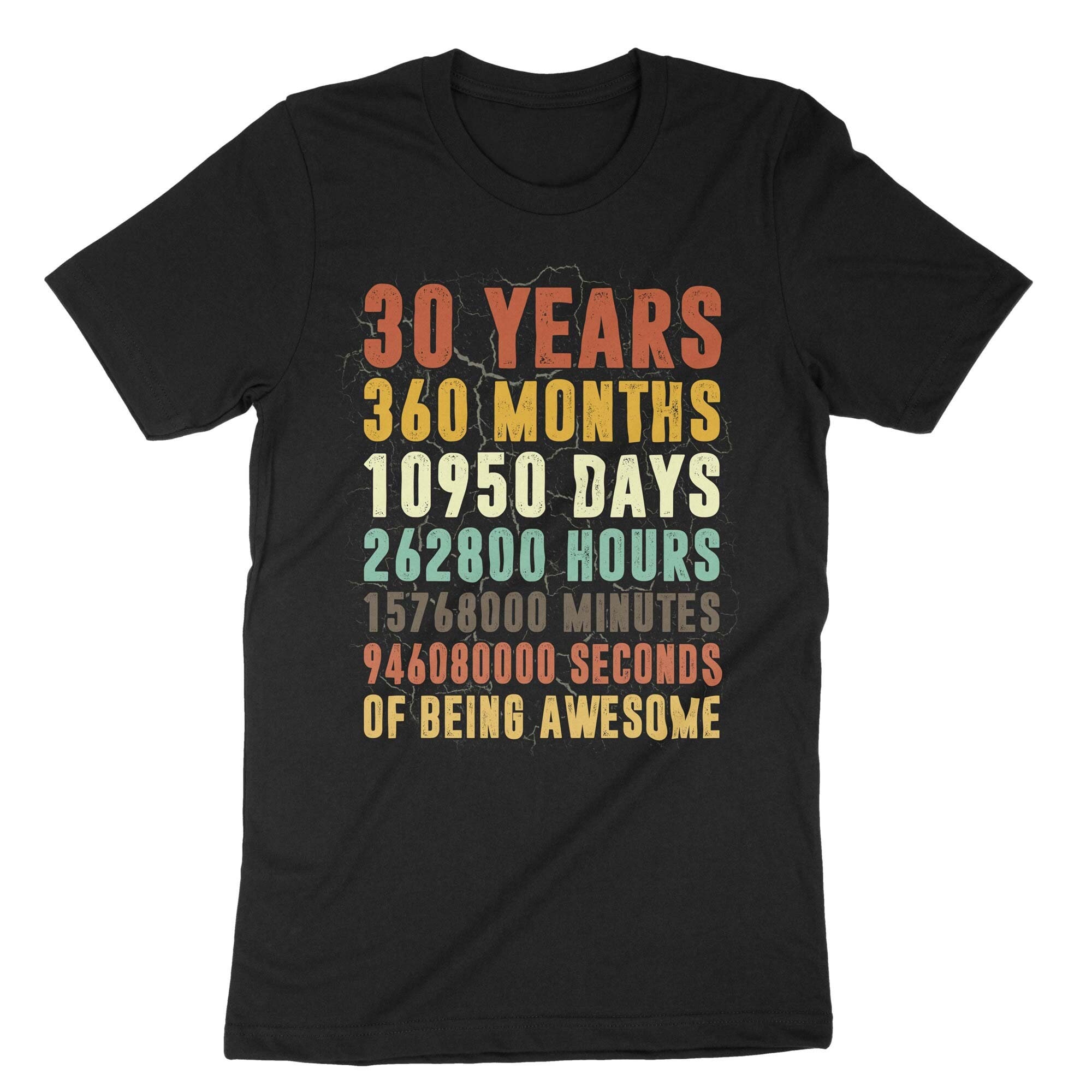 30 Years of Being Awesome Shirt, 30 Years Old Shirt, 30th Birthday ...