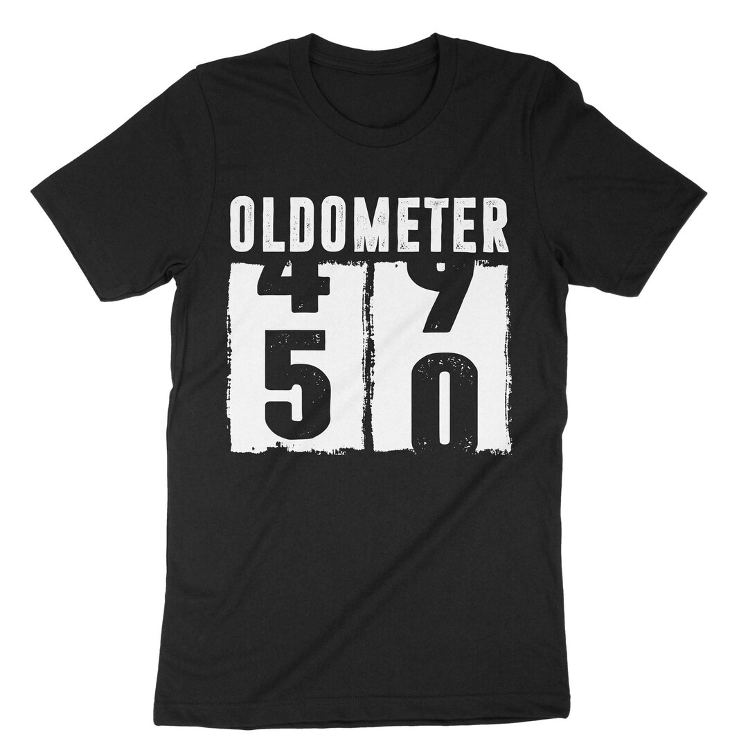 Oldometer 50 Shirt, 50th Birthday Shirt, Turning 50 Shirt, Birthday T ...