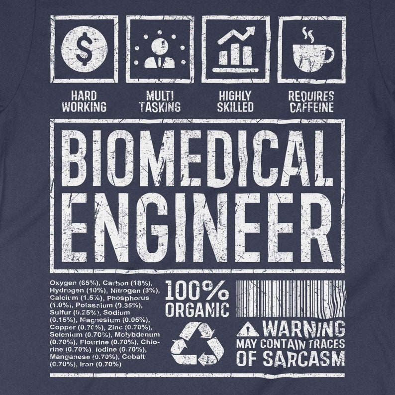 Biomedical Engineer Graduation Shirt Bioengineering Gift - Etsy
