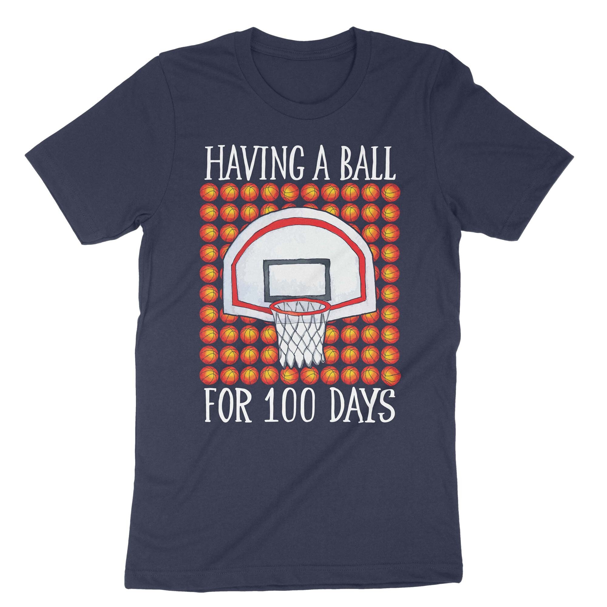 Having A Ball For 100 Days Shirt Basketball Shirt 100 Days Etsy