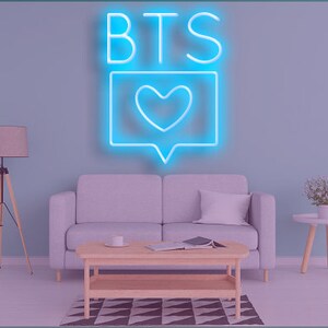 Neon Sign Led BTS Message - BTS LED Neon Light Sign Wall Decor,room and ...