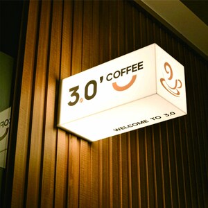 Custom Acrylic Lightbox Sign,advertising Logo,outdoor Storefront Name ...