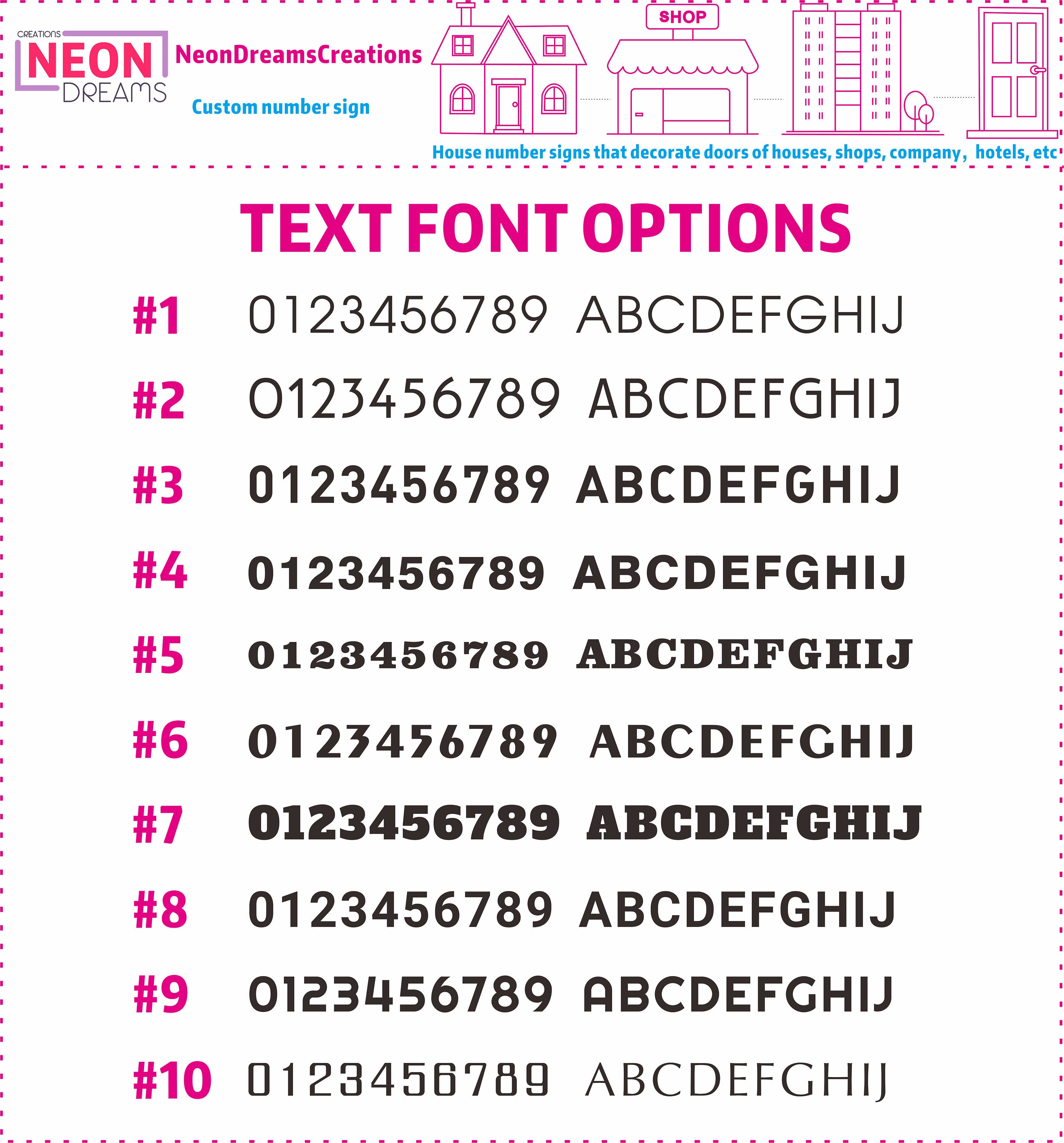 Custom Address Number Signmodern House Number Signsmetal 3d - Etsy