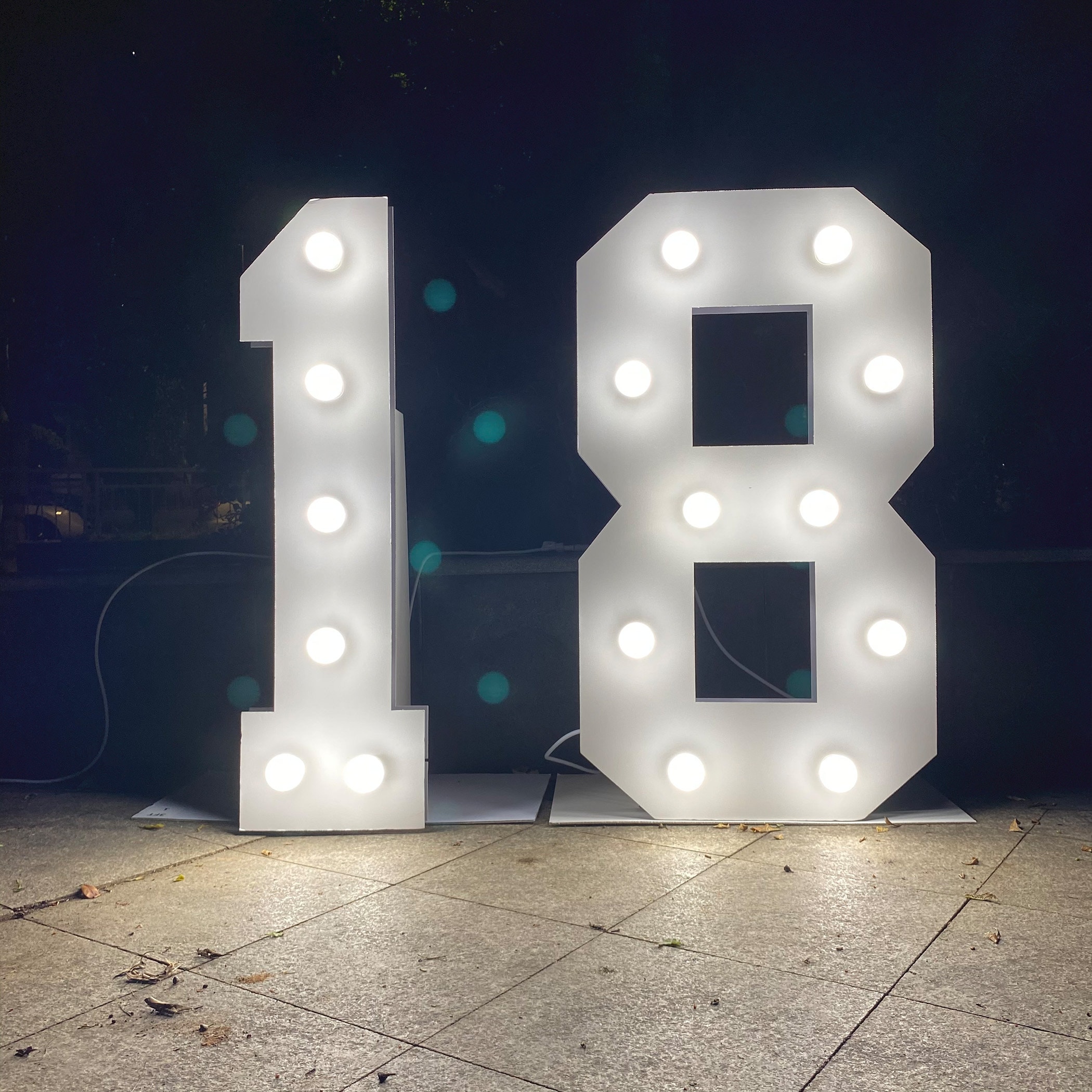 Marquee Number Light,3ft/4ft Light up Numbers,love/mr&mrs Marquee ...