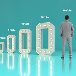 Large Marquee Letter Signs,2ft/3ft/4ft Big Frame Letters for Wedding ...
