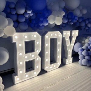 Marquee Number 0-9 Sign,3ft/4ft Large Marquee Number Lights, Giant ...