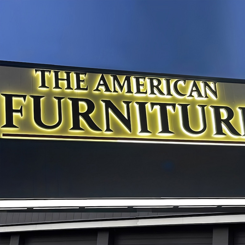 Custom LED Channel Letters,front Illuminated Letter,backlit Numbers ...