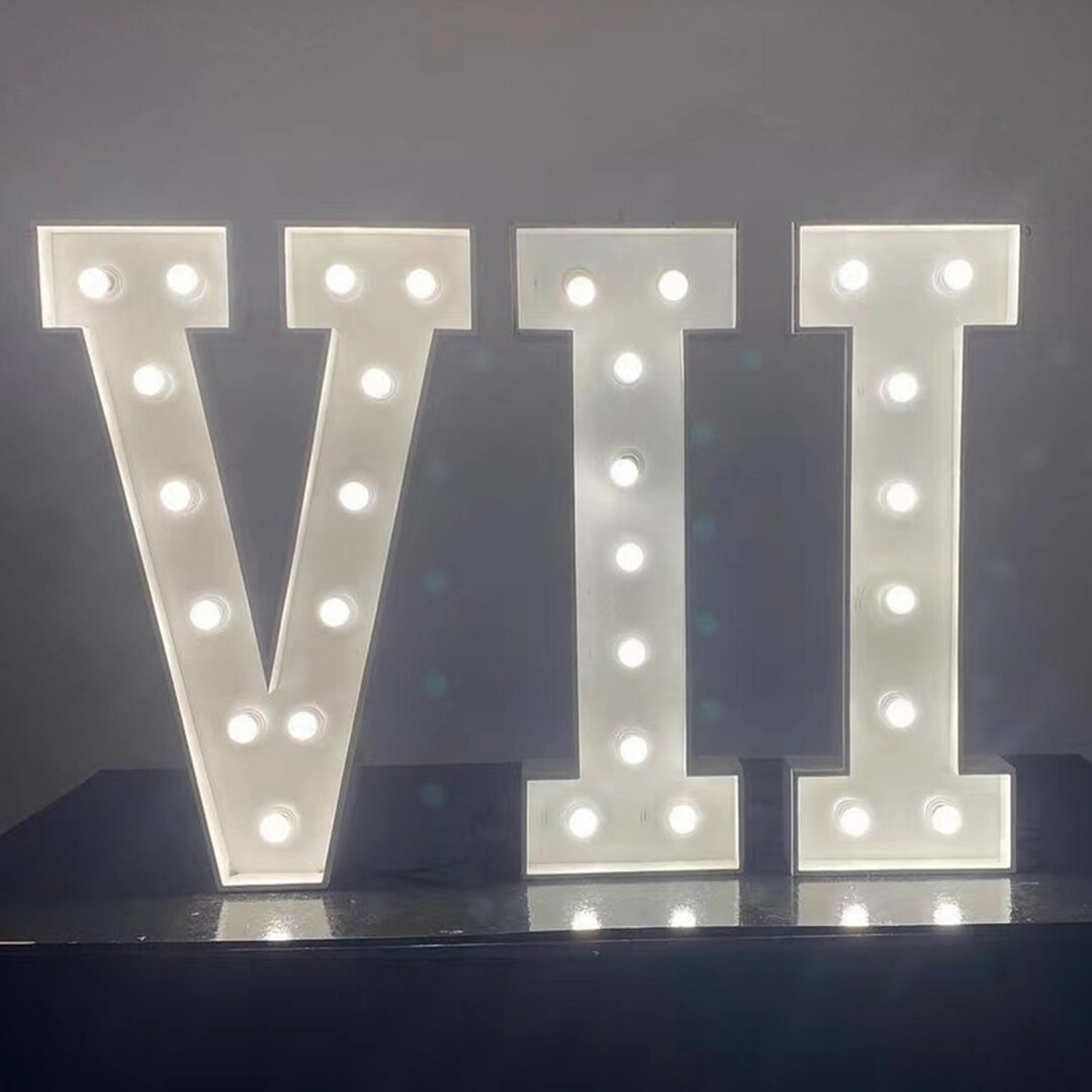 Large Marquee Letter Signs,2ft/3ft/4ft Big Frame Letters for Wedding ...