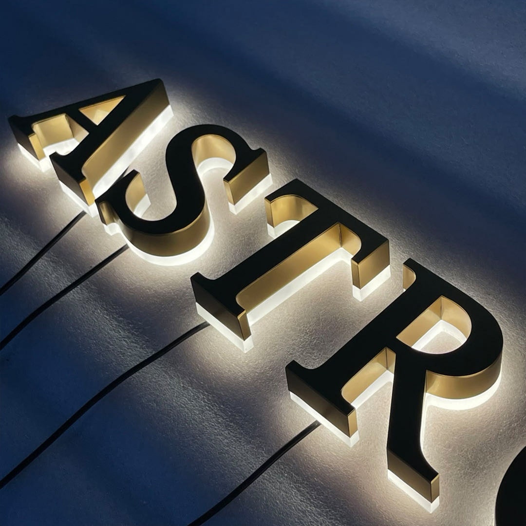 Business Custom Led Sign,storefront Illuminated Company Signs,office ...