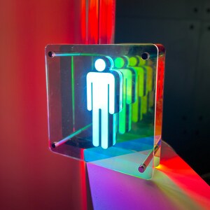 Unique Ideas Illuminated Toilet Door Signs for Shops, Bars, Restaurants ...