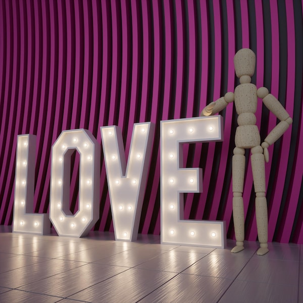 Love Marquee - Etsy
