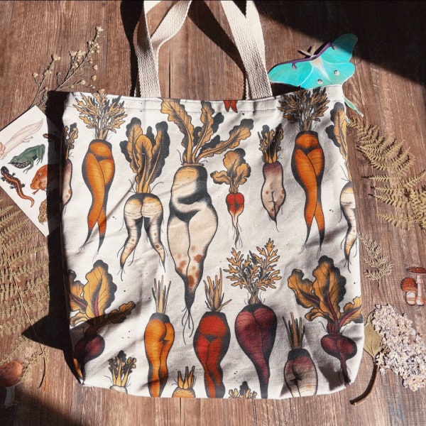 Vegetable Tote Bag - Etsy