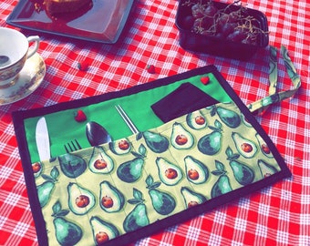 Silverware Roll Up - Etsy