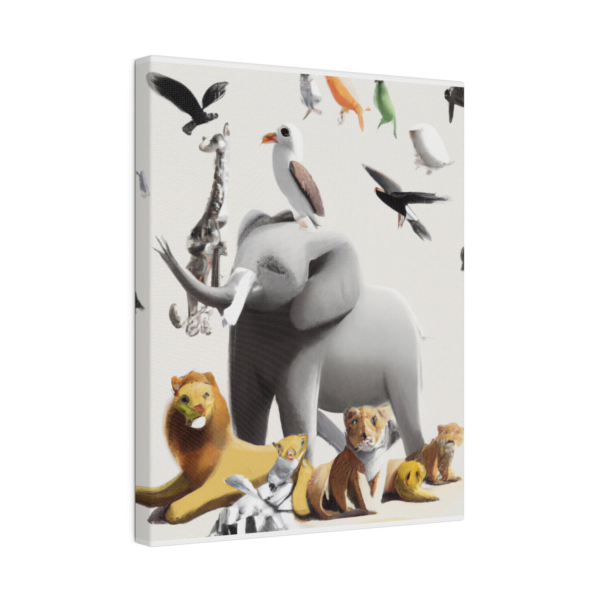Gleepy the Girafalump Canvas - Etsy