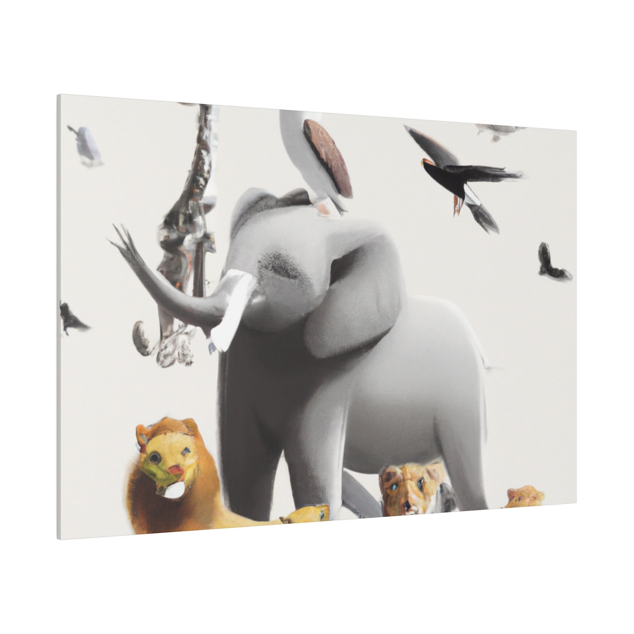 Gleepy the Girafalump Canvas - Etsy