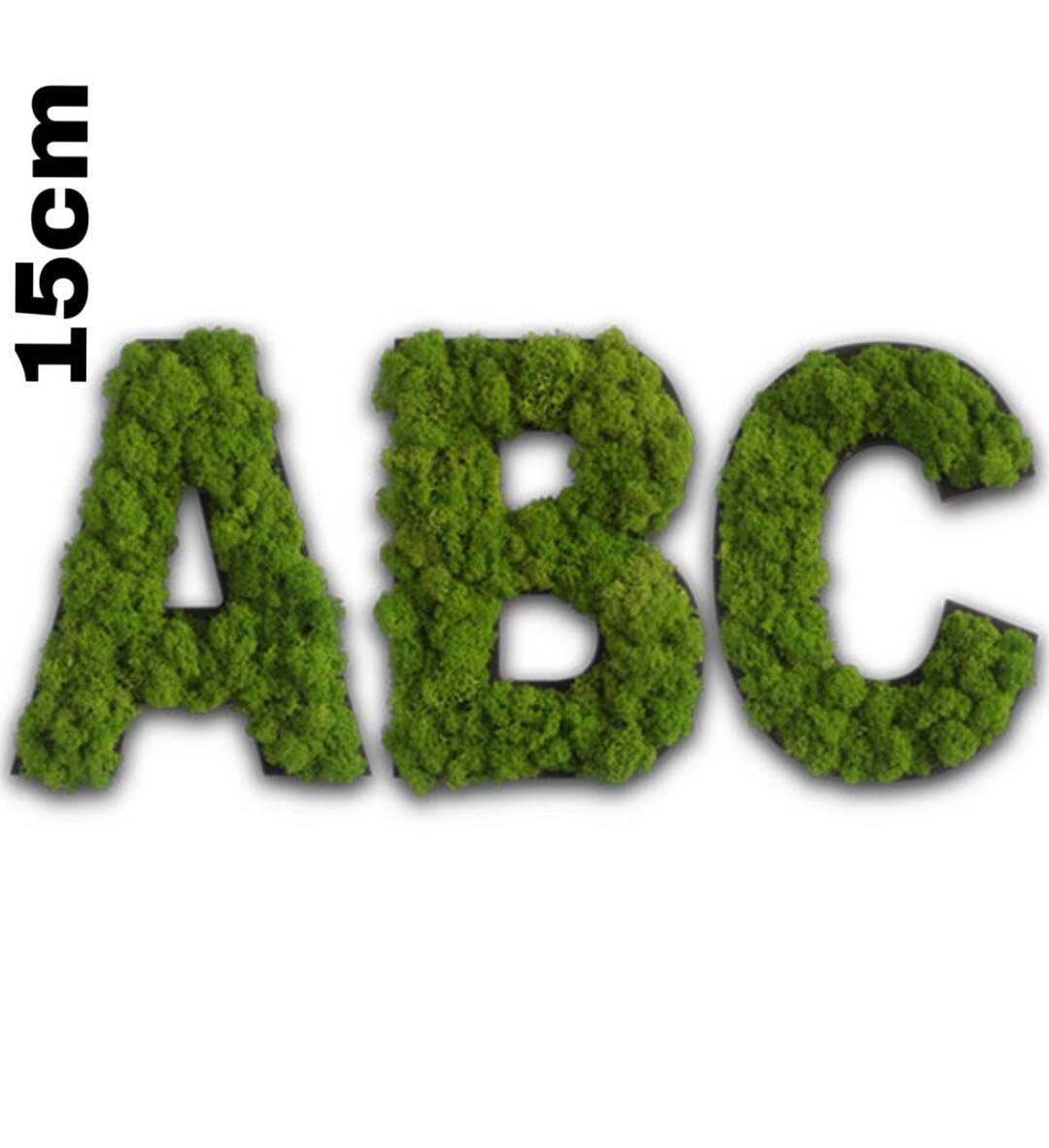 Moss Letters / Numbers / Special Characters 15 Cm - Etsy