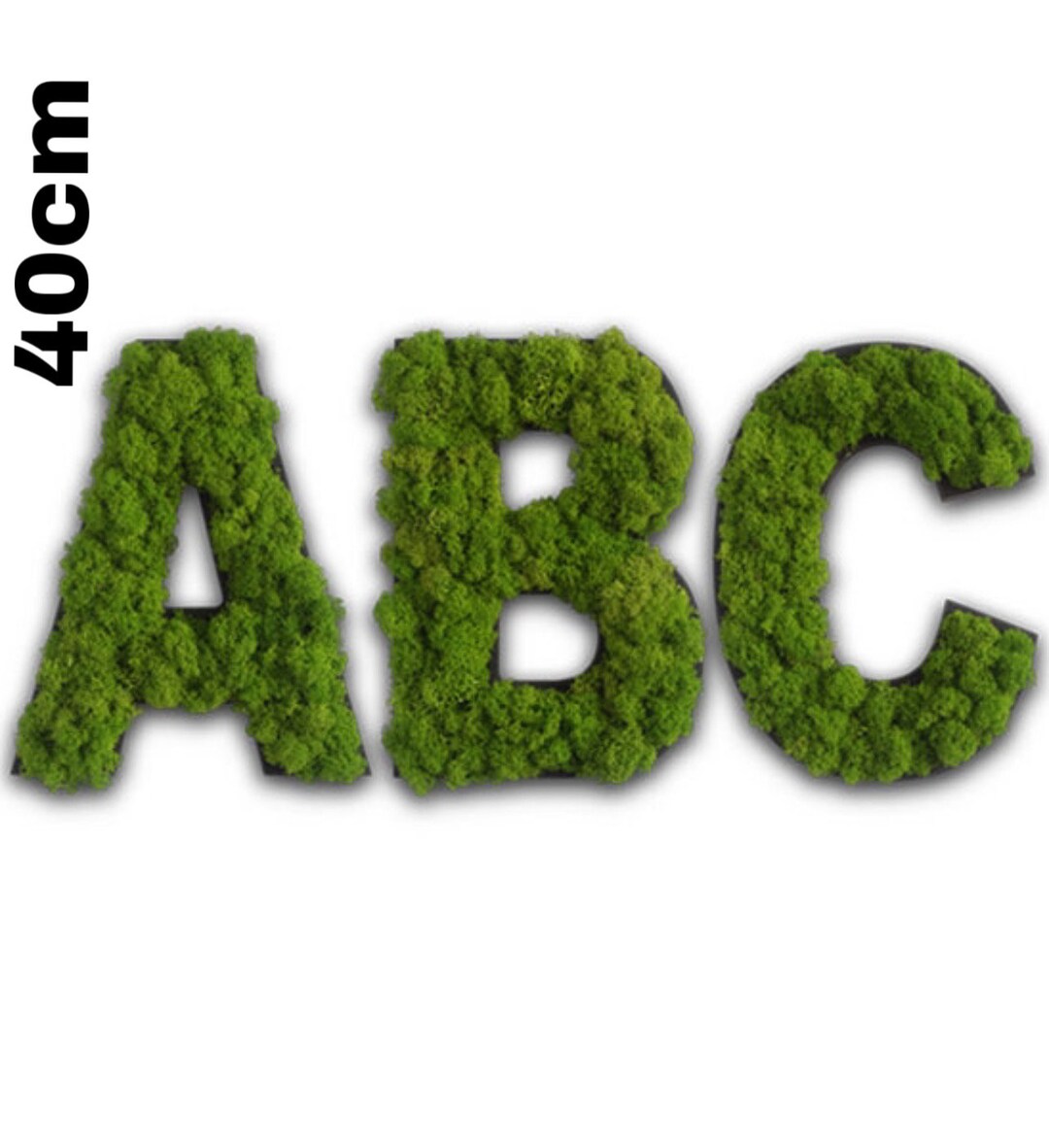 Moss Letters / Numbers / Special Characters 40 Cm - Etsy
