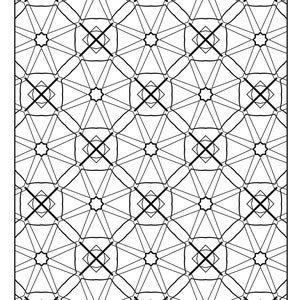 Set of 40 Printable Geometric Coloring Pages, Kids&adults Coloring ...