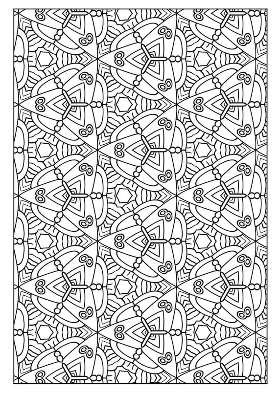 Printable Geometric Design Coloring Pages [2025]