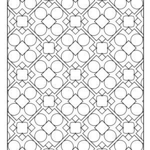 Set of 33 Printable Coloring Pages With Geometric Designs, Kids and ...