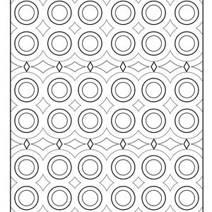 Set of 33 Printable Coloring Pages With Geometric Designs, Kids and ...