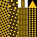 16 Digital Tiles and 16 Digital Papers With Geometric Patterns in Black ...