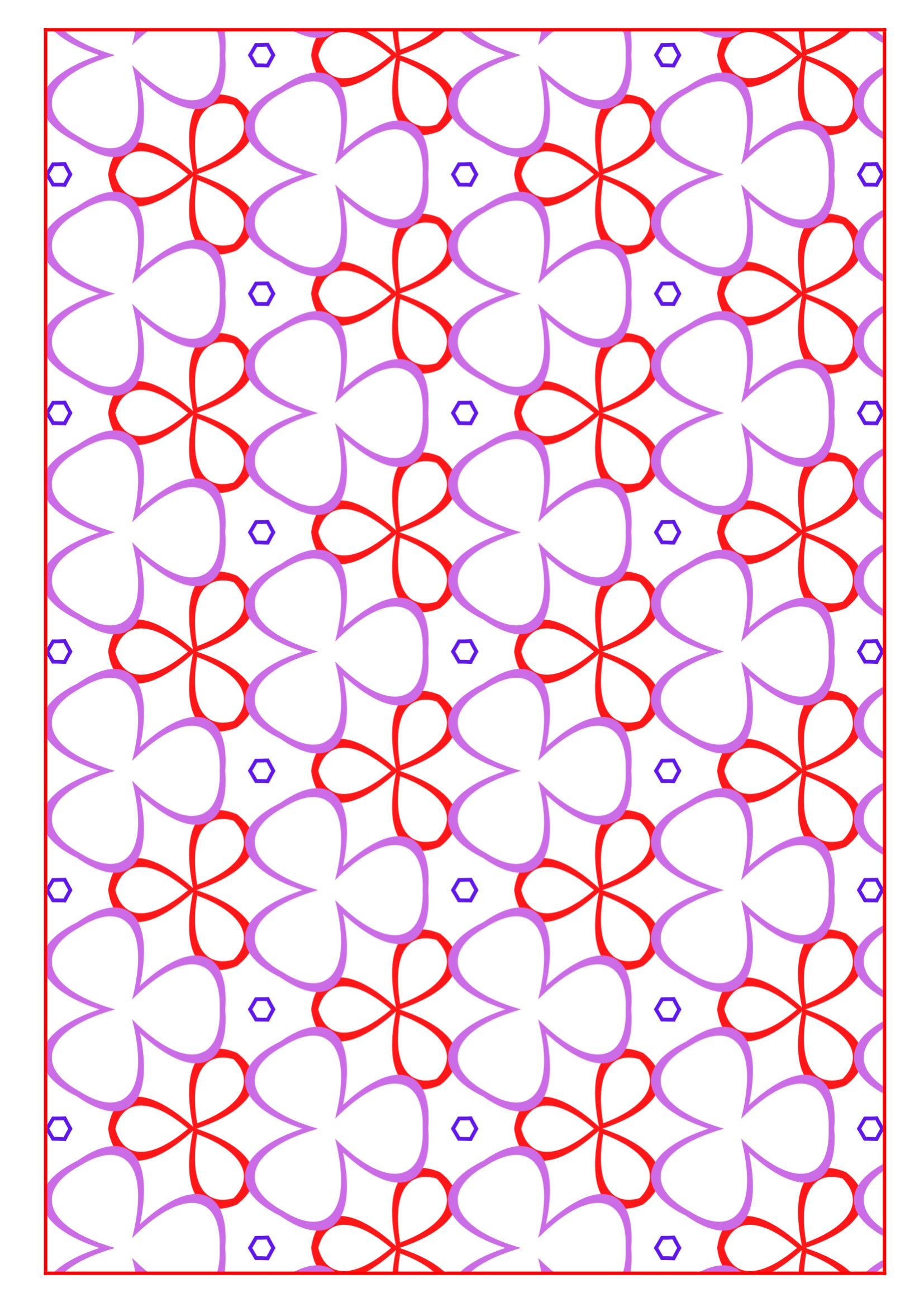 34 Printable Coloring Pages colored Outline With Geometric Designs ...