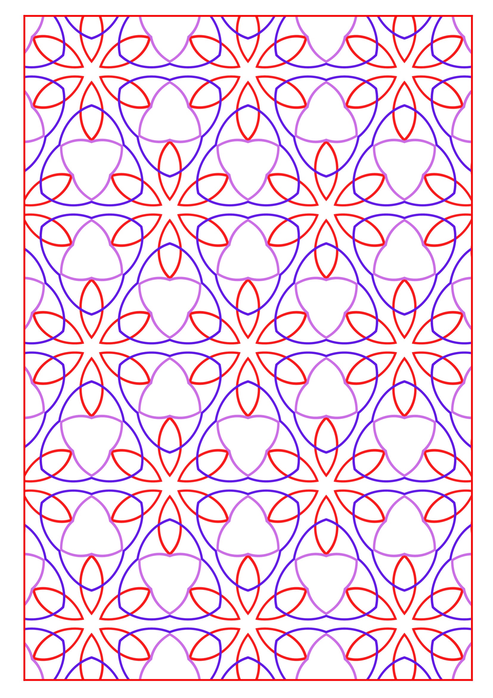 34 Printable Coloring Pages colored Outline With Geometric Designs ...