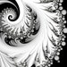 Set of 30 Coloring Pages With Beautiful Fractals, Endless Patterns and ...