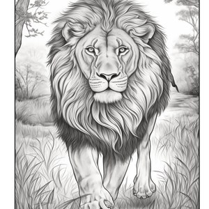 40 Printable Grayscale Coloring Pages for Kids and Adults With African ...