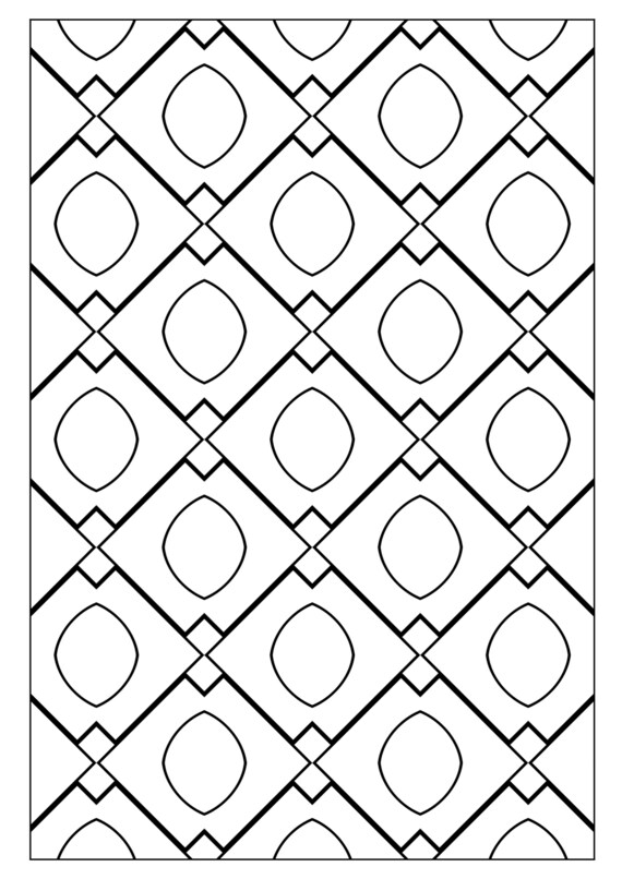 Set of 34 Printable Coloring Pages With Geometric Designs - Etsy