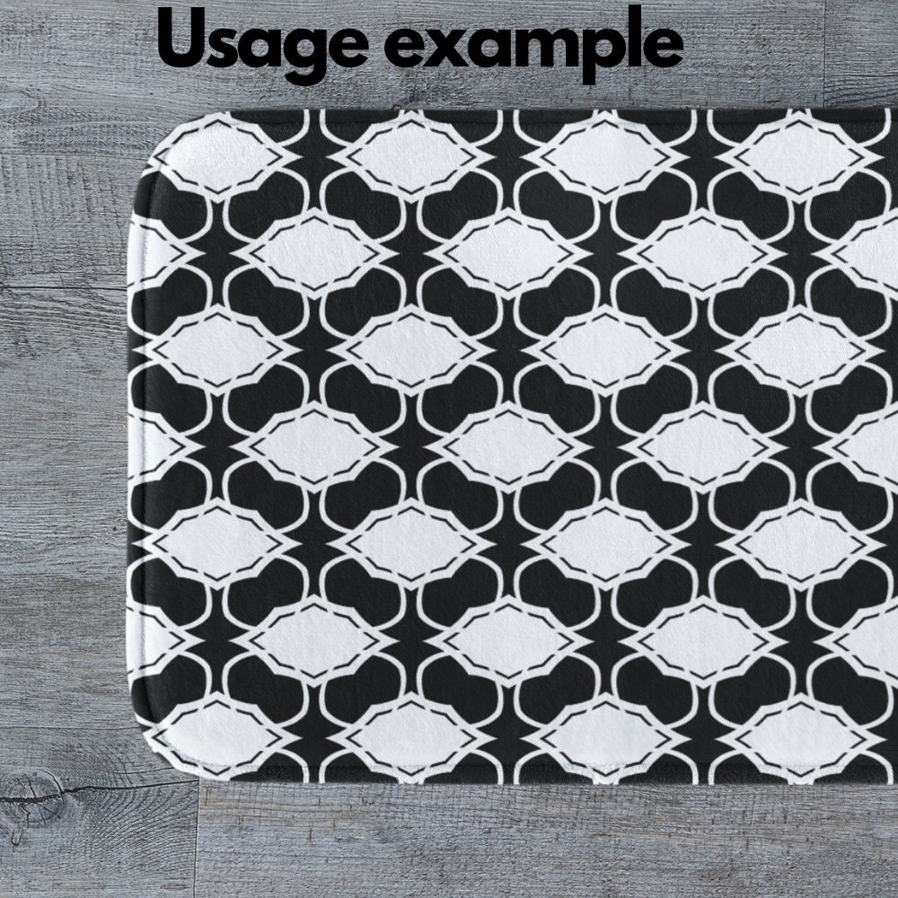 16 Digital Tiles and 16 Digital Papers With Geometric Patterns in Black ...
