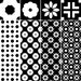 18 Digital Tiles and 18 Digital Papers With Geometric Patterns in Black ...