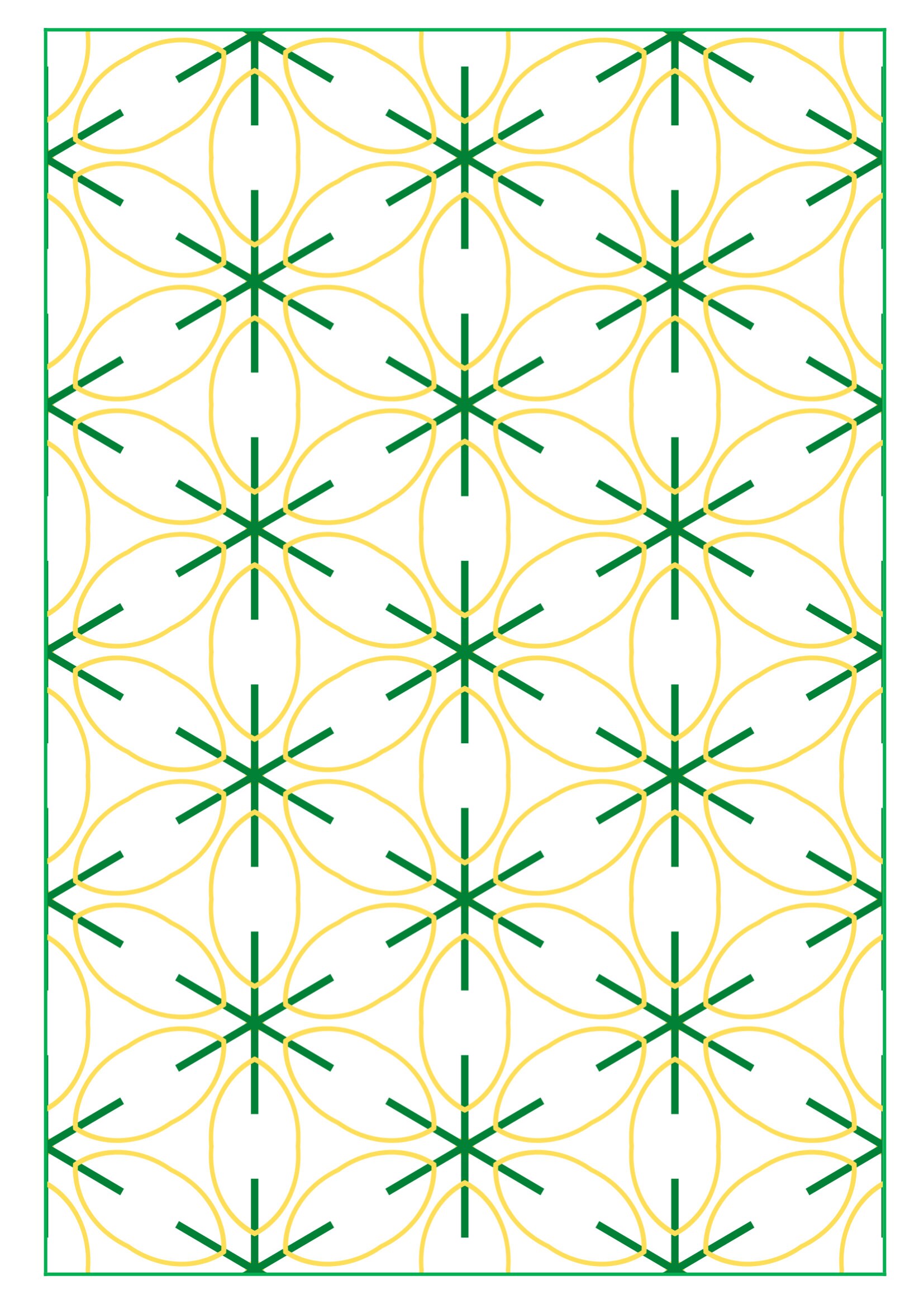 34 Printable Coloring Pages colored Outline With Geometric Designs ...
