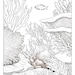 Set of 20 Coloring Pages With Sea Corals, Marine and Ocean Life, Coral ...