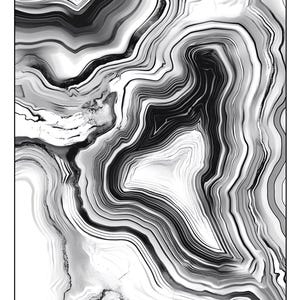 Mesmerizing Agate Coloring Pages – A Journey Through Nature’s Art. Set ...