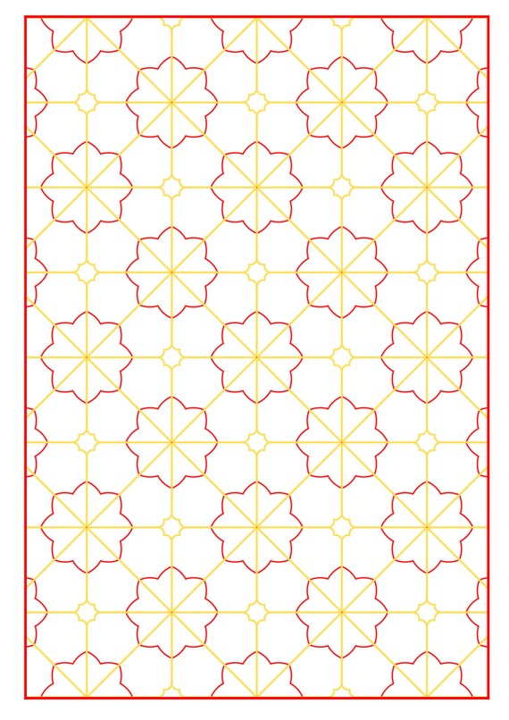 40 Printable Coloring Pages colored Outline With Geometric - Etsy