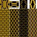 16 Digital Tiles and 16 Digital Papers With Geometric Patterns in Black ...