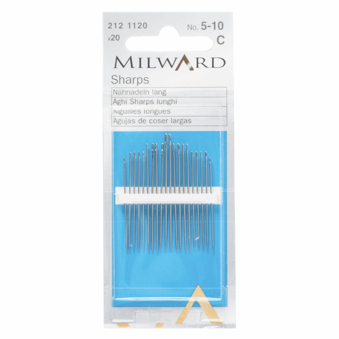 Milward Hand Sewing Needles Sharps Nos.5-10 20 Pieces - Etsy