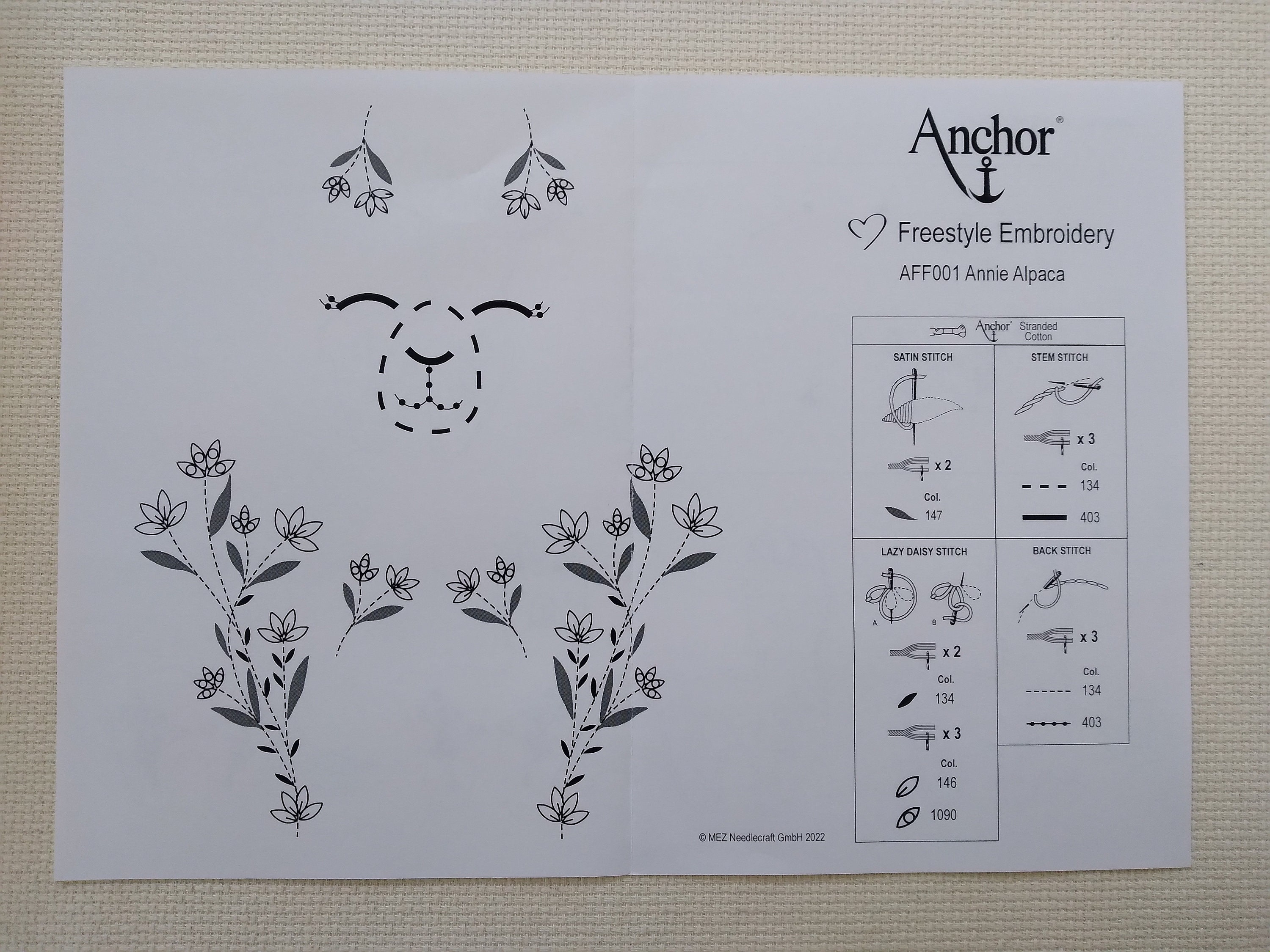 Anchor Freestyle Craft Kit Annie the Alpaca - Etsy