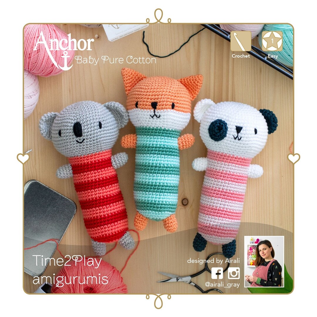 Anchor Time 2 Play Crochet Kit for AMIGURUMI - Etsy