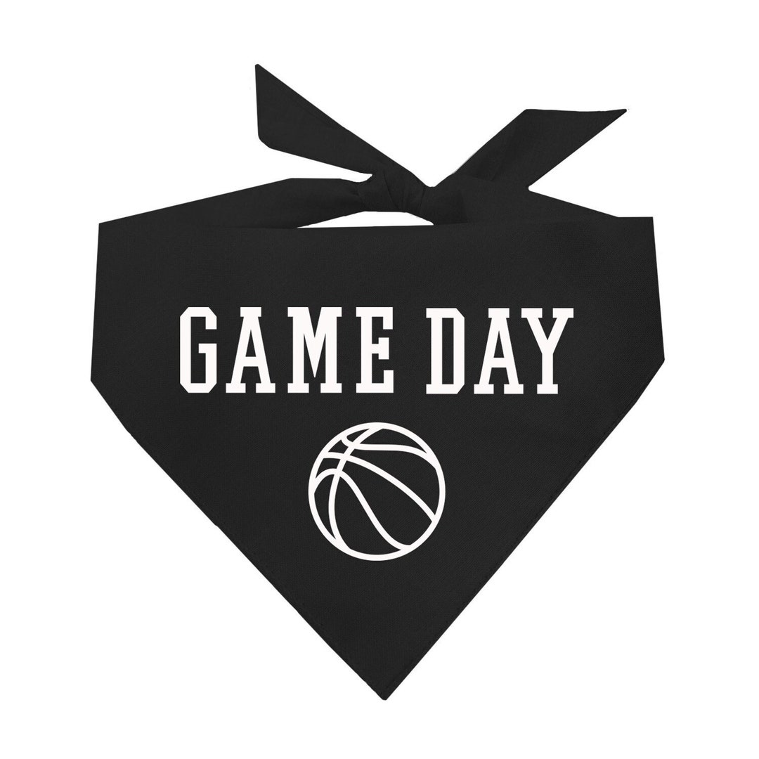 Game Day Basketball Triangle Dog Bandana (assorted Colors Available) - Etsy