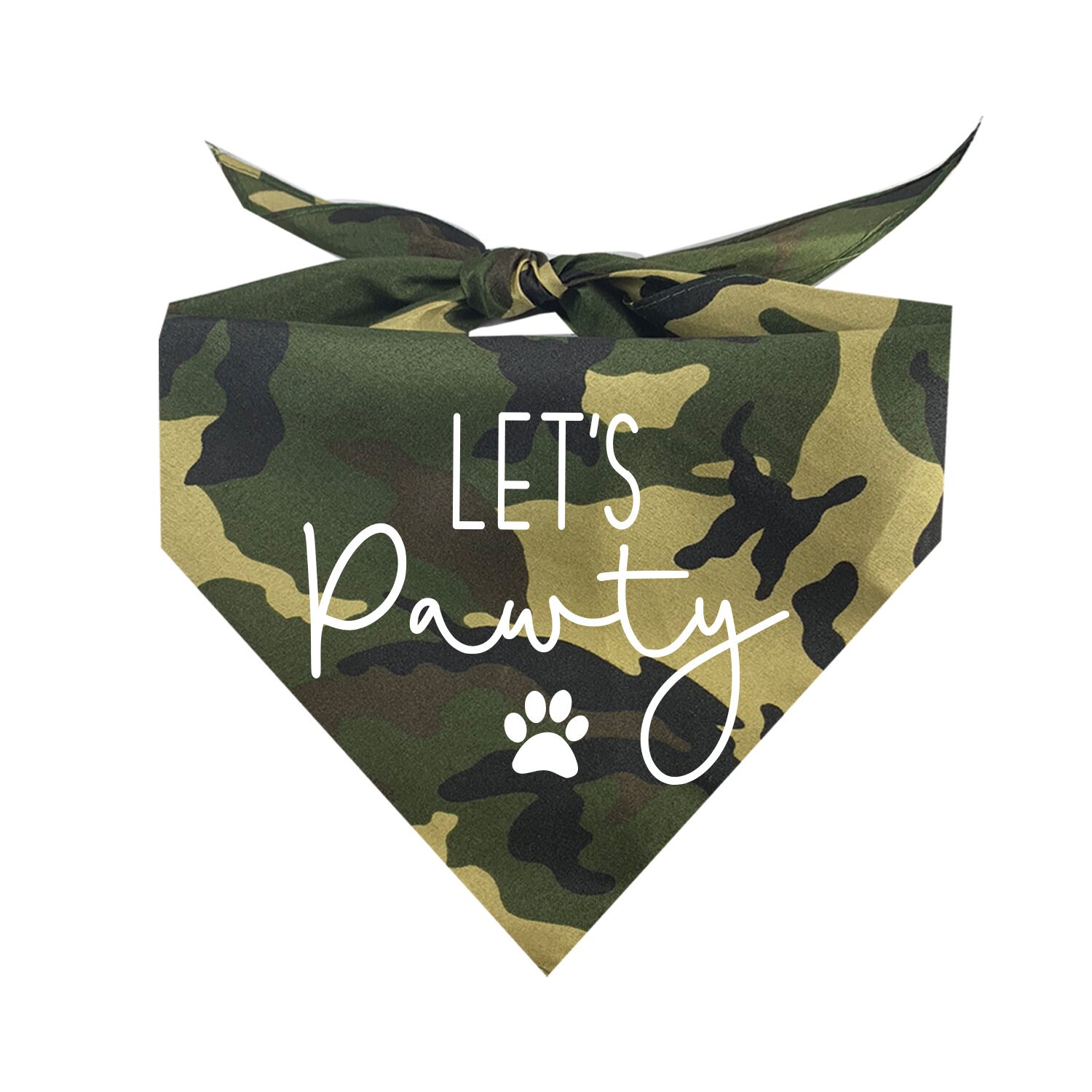 Let's Pawty Dog's Birthday Party Celebration Triangle Dog Bandana - Etsy