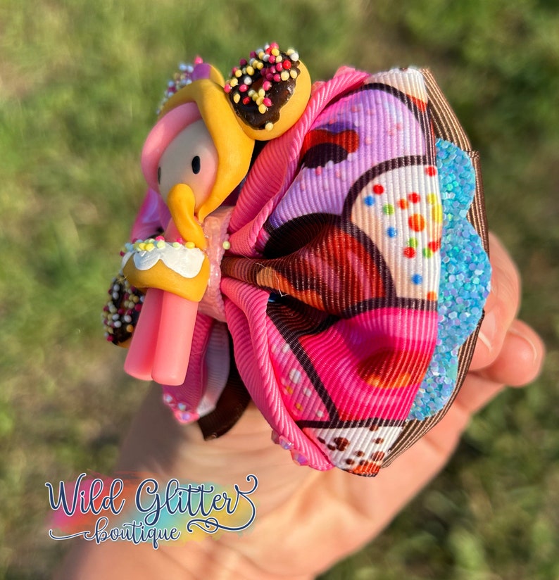 Dunkin Hair Bows, Donuts Bow Set, Sprinkles Piggies, Dunkin Do-nuts ...