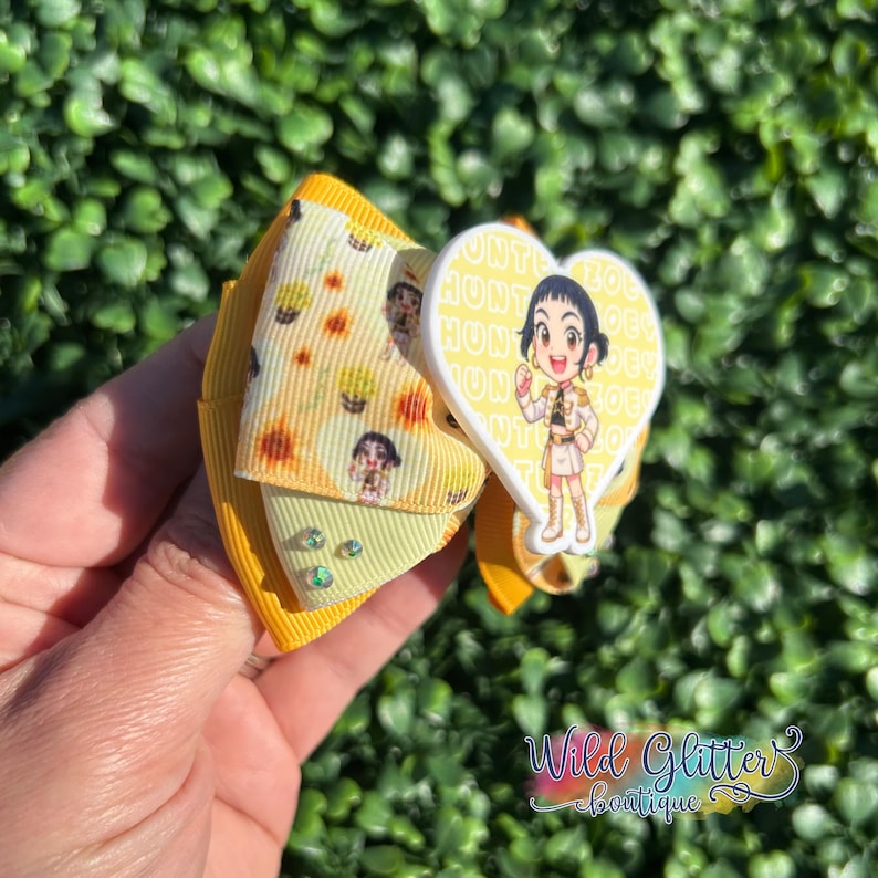 Kpop Hair Bows: Huntr-x Inspired Bow Set, Kids Character Hair ...
