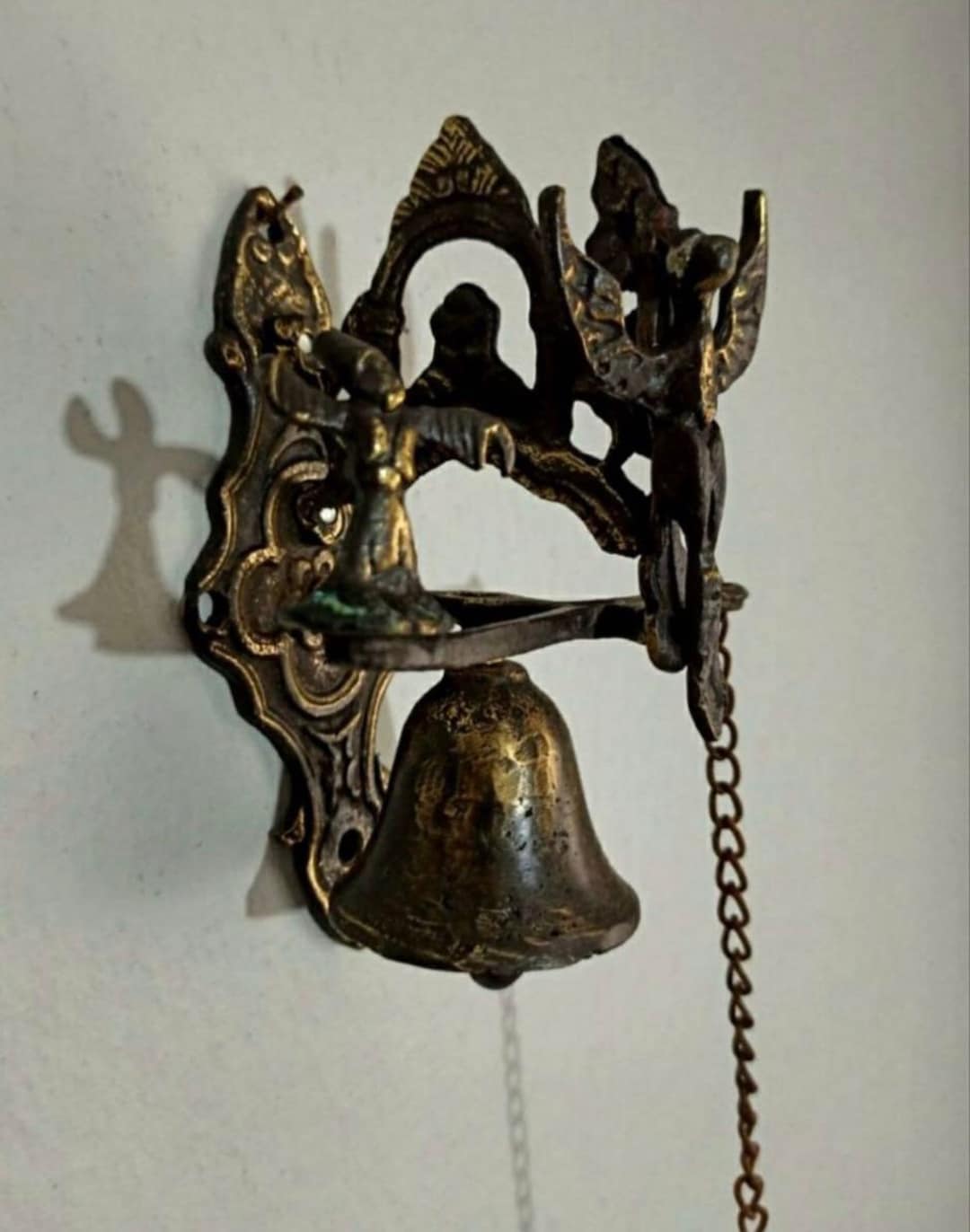 Decorative Wall Bell, Dinner Bell, Doorbell, Antique Look Wall Bell ...